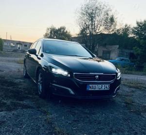 Black Peugeot 508 2017 in Vilnius, with an engine capacity of 1.56 L and mileage of 151 thousand km for 4500 €, photo  on AUTOMOTO.COM.LV