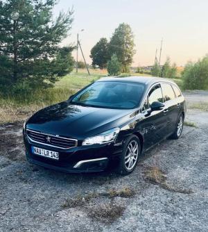 Black Peugeot 508 2017 in Vilnius, with an engine capacity of 1.56 L and mileage of 151 thousand km for 4500 €, photo 4 on AUTOMOTO.COM.LV