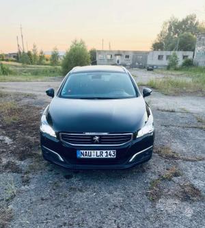 Black Peugeot 508 2017 in Vilnius, with an engine capacity of 1.56 L and mileage of 151 thousand km for 4500 €, photo 6 on AUTOMOTO.COM.LV