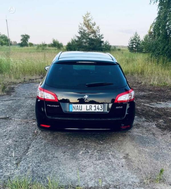 Black Peugeot 508 2017 in Vilnius, with an engine capacity of 1.56 L and mileage of 151 thousand km for 4500 €, photo 7 on AUTOMOTO.COM.LV