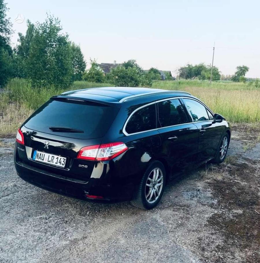 Black Peugeot 508 2017 in Vilnius, with an engine capacity of 1.56 L and mileage of 151 thousand km for 4500 €, photo 10 on AUTOMOTO.COM.LV