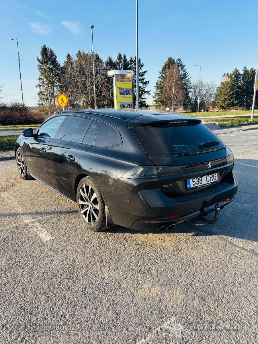 Melns Peugeot 508 2019 Tallina, ar dzinēja tilpumu 2.00 L un nobraukumu 118 tūkst. km par 15999 €, foto 10 vietnē AUTOMOTO.COM.LV
