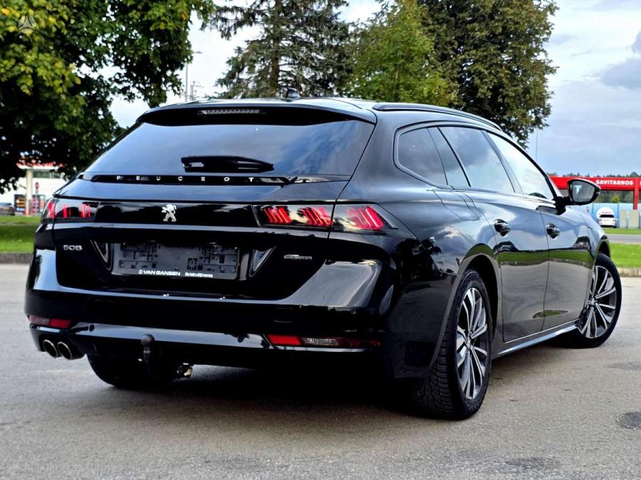 Melns Peugeot 508 2019 Tauragė, ar dzinēja tilpumu 2.00 L un nobraukumu 308 tūkst. km par 11000 €, foto 6 vietnē AUTOMOTO.COM.LV