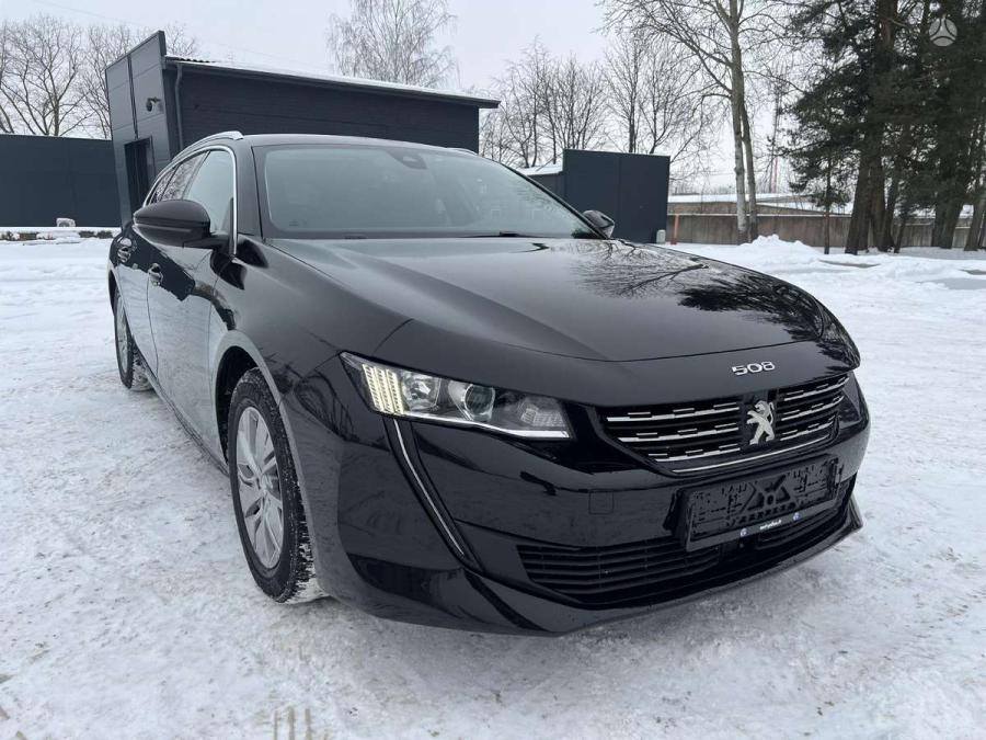 Melns Peugeot 508 2020 Šauļi, ar dzinēja tilpumu 1.50 L un nobraukumu 249 tūkst. km par 9300 €, foto 1 vietnē AUTOMOTO.COM.LV