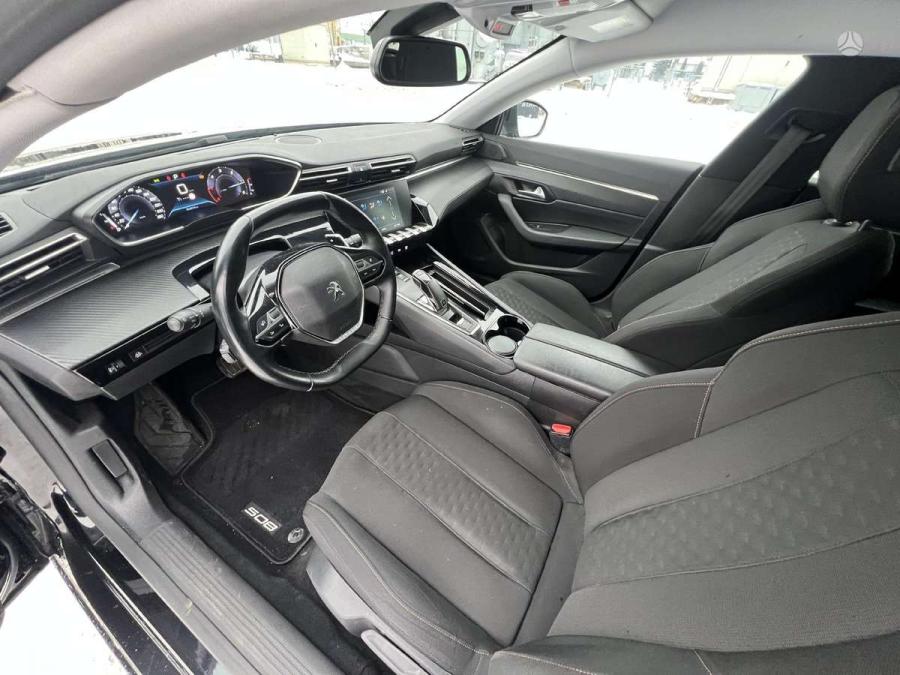 Melns Peugeot 508 2020 Šauļi, ar dzinēja tilpumu 1.50 L un nobraukumu 249 tūkst. km par 9300 €, foto 13 vietnē AUTOMOTO.COM.LV