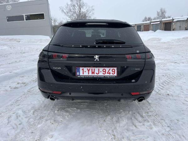 Black Peugeot 508 2020 in Utena, with an engine capacity of 1.60 L and mileage of 265 thousand km for 11200 €, photo 7 on AUTOMOTO.COM.LV