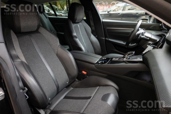 Black Peugeot 508 2020 in Riga, with an engine capacity of 1.60 L and mileage of 111 thousand km for 17300 €, photo 11 on AUTOMOTO.COM.LV