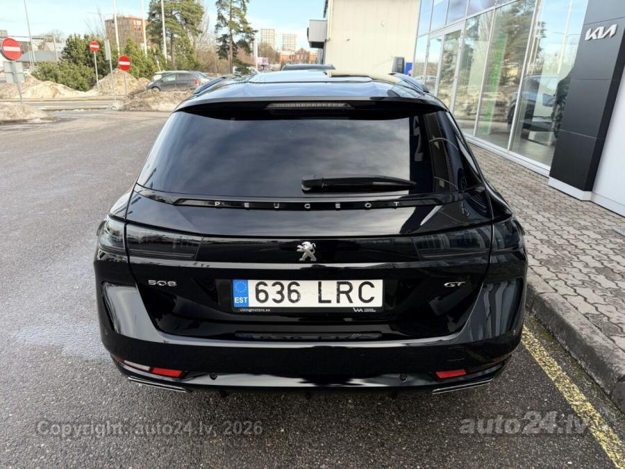 Black Peugeot 508 2021 in Tallinn, with an engine capacity of 1.50 L and mileage of 100 thousand km for 16900 €, photo 3 on AUTOMOTO.COM.LV