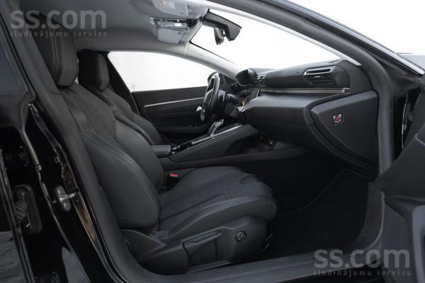 Black Peugeot 508 2021 in Jelgava, with an engine capacity of 1.60 L and mileage of 111 thousand km for 16990 €, photo 7 on AUTOMOTO.COM.LV