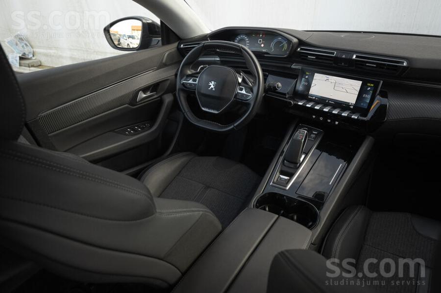 Black Peugeot 508 2021 in Jelgava, with an engine capacity of 1.60 L and mileage of 111 thousand km for 16990 €, photo 11 on AUTOMOTO.COM.LV