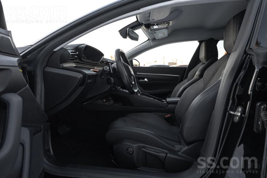 Black Peugeot 508 2021 in Jelgava, with an engine capacity of 1.60 L and mileage of 111 thousand km for 16990 €, photo 15 on AUTOMOTO.COM.LV