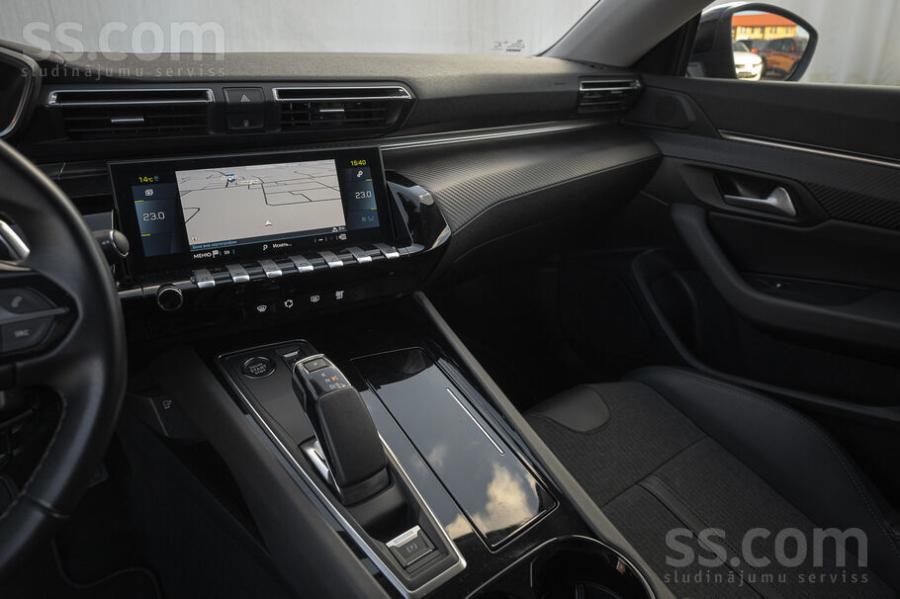 Black Peugeot 508 2021 in Jelgava, with an engine capacity of 1.60 L and mileage of 111 thousand km for 16990 €, photo 19 on AUTOMOTO.COM.LV