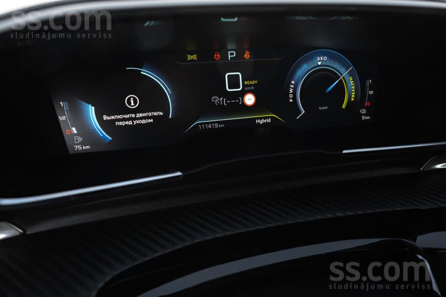 Black Peugeot 508 2021 in Jelgava, with an engine capacity of 1.60 L and mileage of 111 thousand km for 16990 €, photo 20 on AUTOMOTO.COM.LV