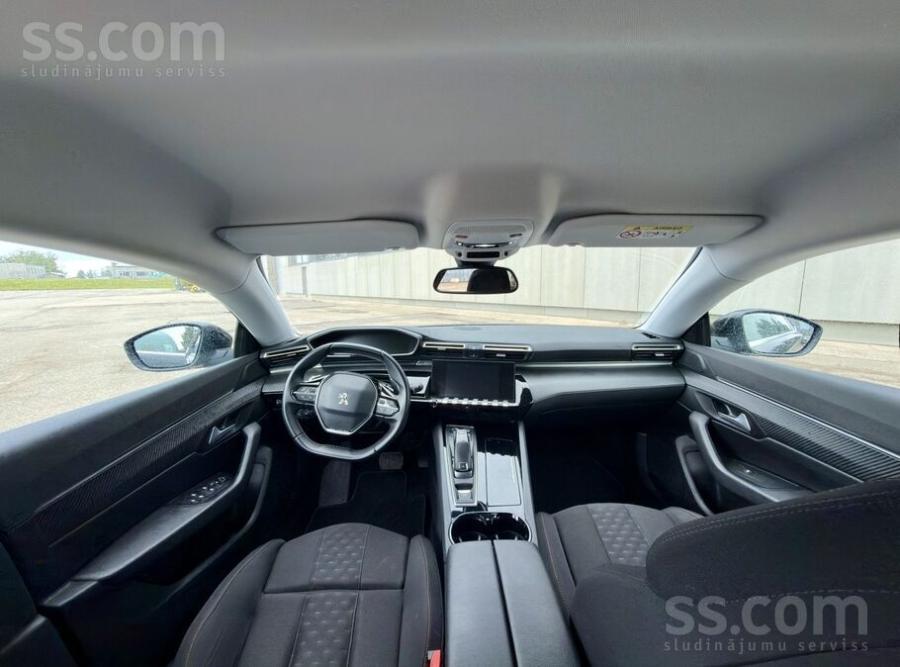 Black Peugeot 508 2021 in Riga, with an engine capacity of 1.20 L and mileage of 208 thousand km for 10990 €, photo 9 on AUTOMOTO.COM.LV