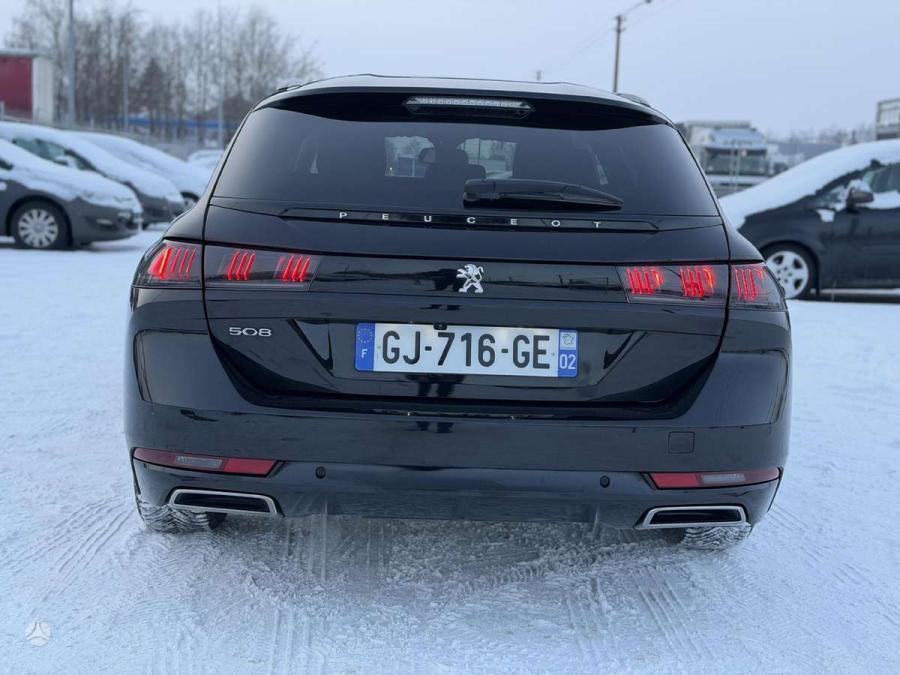 Melns Peugeot 508 2022 Marijampole, ar dzinēja tilpumu 1.20 L un nobraukumu 144 tūkst. km par 13552 €, foto 7 vietnē AUTOMOTO.COM.LV