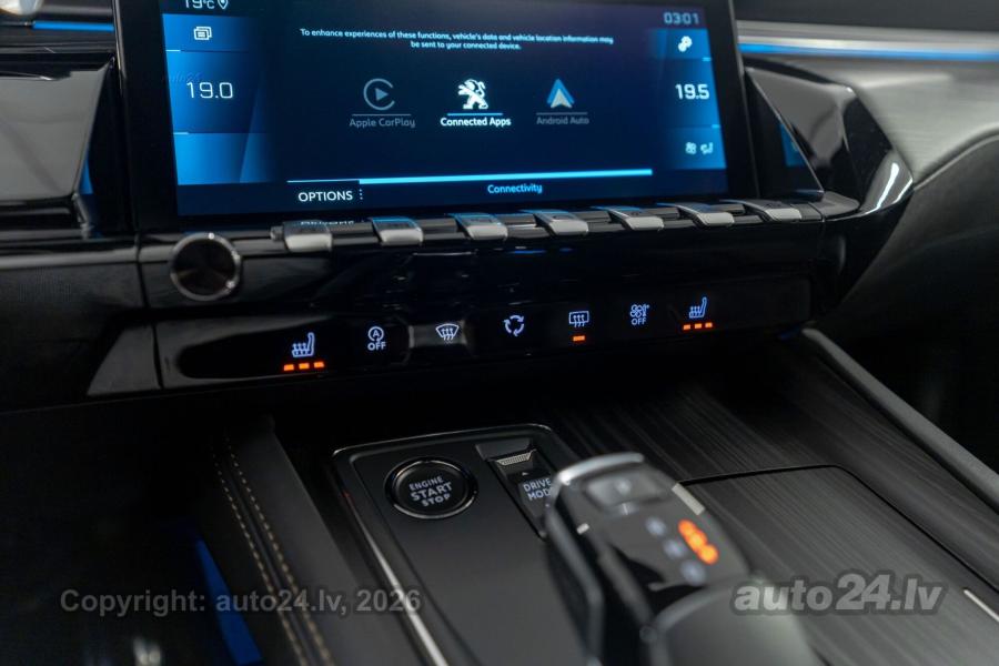 Melns Peugeot 508 2022 Tallina, ar dzinēja tilpumu 1.50 L un nobraukumu 55 tūkst. km par 24900 €, foto 19 vietnē AUTOMOTO.COM.LV