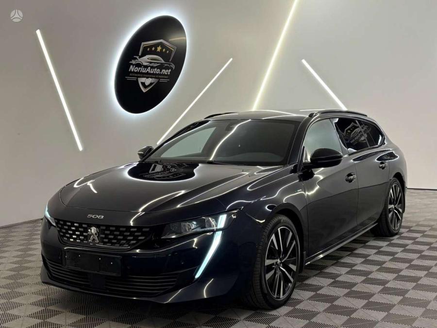 Black Peugeot 508 2022 in Marijampole, with an engine capacity of 1.60 L and mileage of 212 thousand km for 13850 €, photo 12 on AUTOMOTO.COM.LV