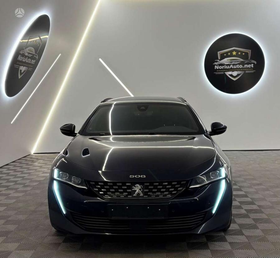 Black Peugeot 508 2022 in Marijampole, with an engine capacity of 1.60 L and mileage of 212 thousand km for 13850 €, photo 13 on AUTOMOTO.COM.LV