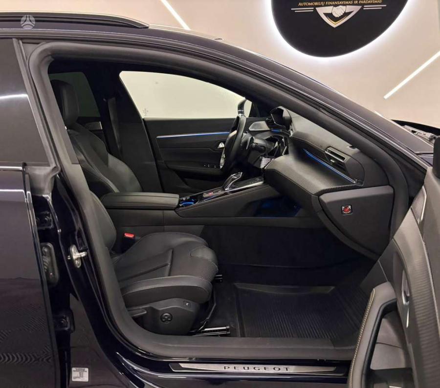 Black Peugeot 508 2022 in Marijampole, with an engine capacity of 1.60 L and mileage of 212 thousand km for 13850 €, photo 18 on AUTOMOTO.COM.LV