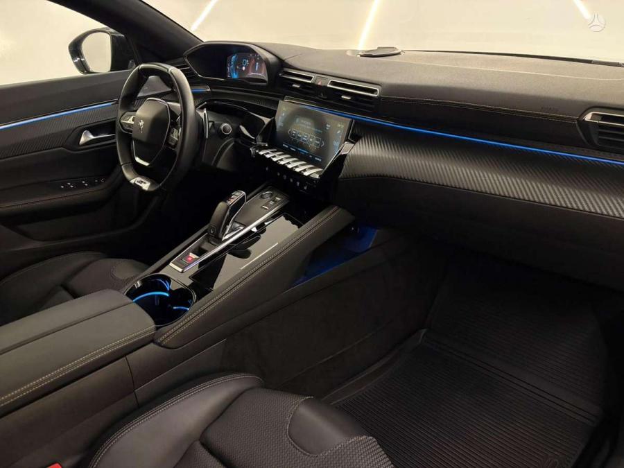 Black Peugeot 508 2022 in Marijampole, with an engine capacity of 1.60 L and mileage of 212 thousand km for 13850 €, photo 19 on AUTOMOTO.COM.LV