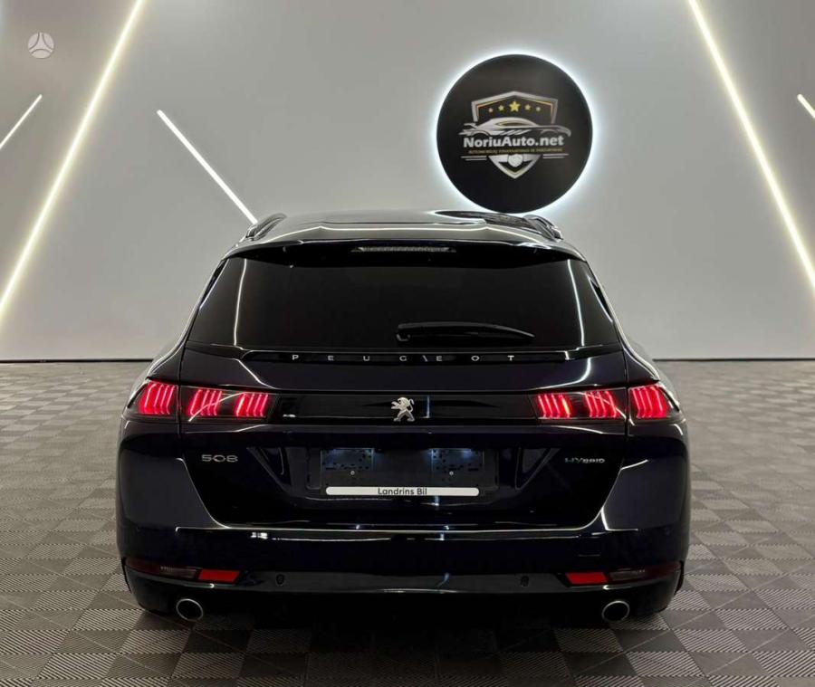 Black Peugeot 508 2022 in Marijampole, with an engine capacity of 1.60 L and mileage of 212 thousand km for 13850 €, photo 33 on AUTOMOTO.COM.LV