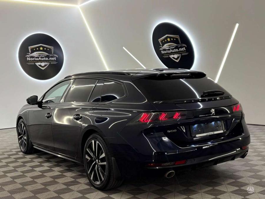 Black Peugeot 508 2022 in Marijampole, with an engine capacity of 1.60 L and mileage of 212 thousand km for 13850 €, photo 35 on AUTOMOTO.COM.LV