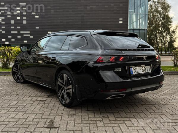 Melns Peugeot 508 2022 Jelgava, ar dzinēja tilpumu 1.50 L un nobraukumu 38 tūkst. km par 19950 €, foto 6 vietnē AUTOMOTO.COM.LV