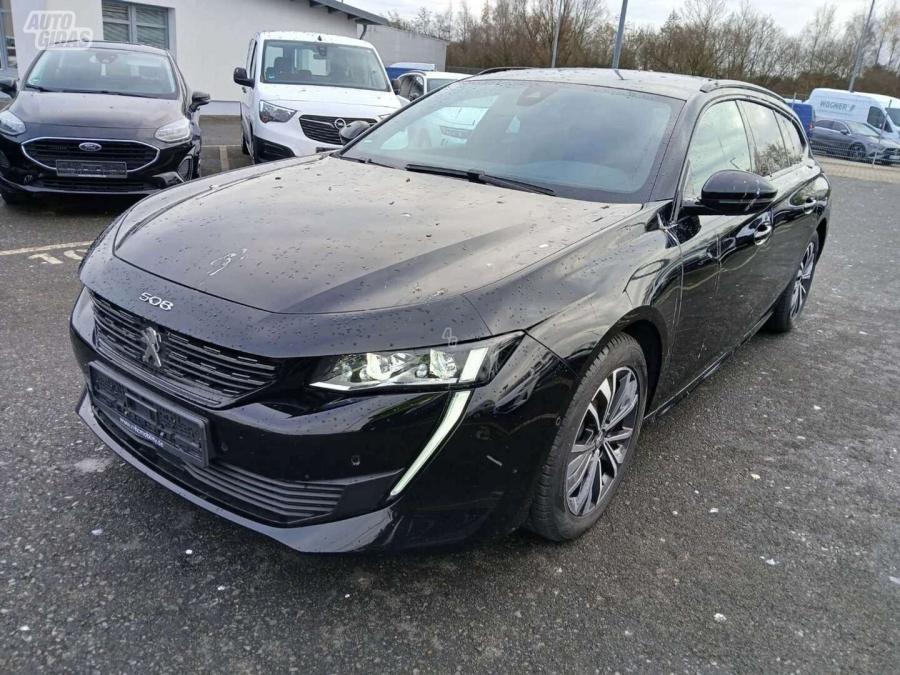 Black Peugeot 508 2023 in Kaunas, with an engine capacity of 1.50 L and mileage of 64 thousand km for 26402 €, photo 1 on AUTOMOTO.COM.LV