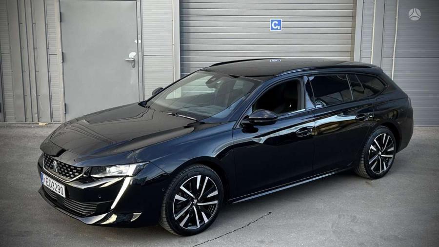 Melns Peugeot 508 2023 Kauņa, ar dzinēja tilpumu 1.60 L un nobraukumu 2 tūkst. km par 26999 €, foto 4 vietnē AUTOMOTO.COM.LV