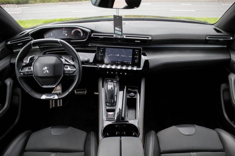 Black Peugeot 508 2023 in Kaunas, with an engine capacity of 1.50 L and mileage of 158 thousand km for 13900 €, photo 9 on AUTOMOTO.COM.LV