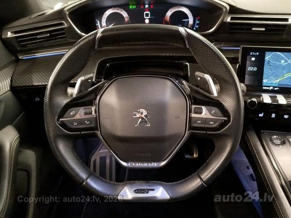 Black Peugeot 508 2023 in Tallinn, with an engine capacity of 1.50 L and mileage of 52 thousand km for 23990 €, photo 5 on AUTOMOTO.COM.LV