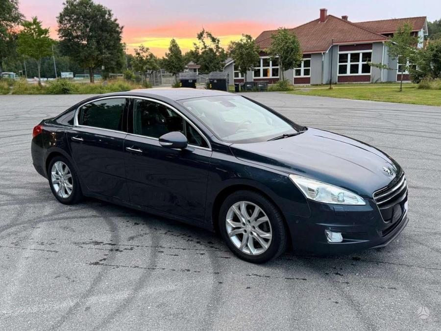 Blue Peugeot 508 2011 in Vilnius, with an engine capacity of 1.56 L and mileage of 0 thousand km for 3750 €, photo 1 on AUTOMOTO.COM.LV