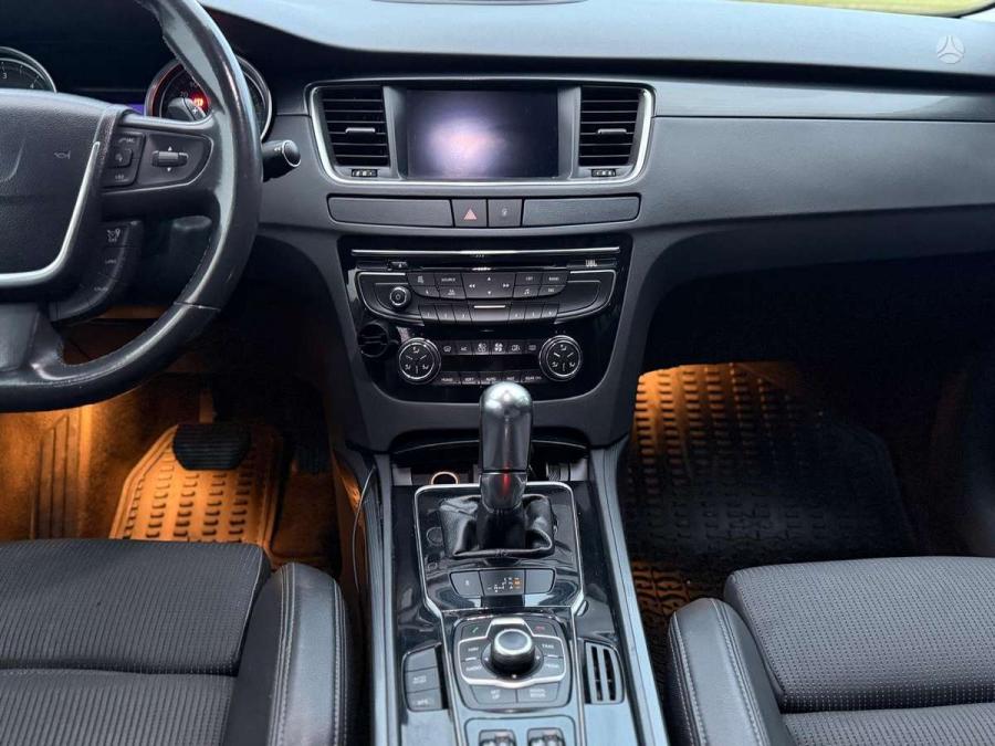 Blue Peugeot 508 2011 in Vilnius, with an engine capacity of 1.56 L and mileage of 0 thousand km for 3750 €, photo 12 on AUTOMOTO.COM.LV