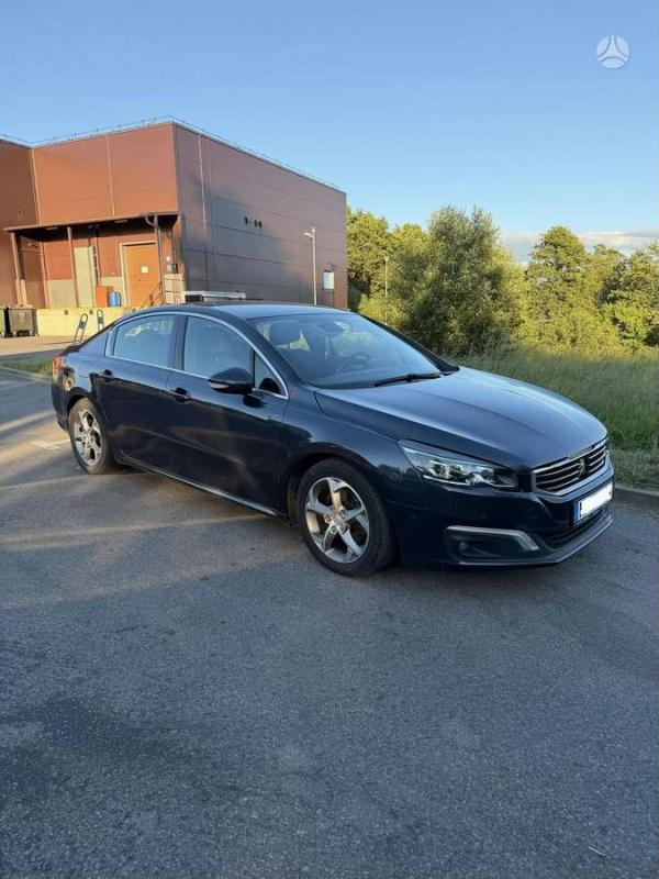 Blue Peugeot 508 2016 in Vilnius, with an engine capacity of 1.60 L and mileage of 143 thousand km for 7900 €, photo 1 on AUTOMOTO.COM.LV