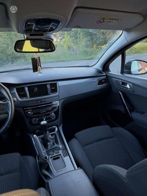 Blue Peugeot 508 2016 in Vilnius, with an engine capacity of 1.60 L and mileage of 143 thousand km for 7900 €, photo 6 on AUTOMOTO.COM.LV