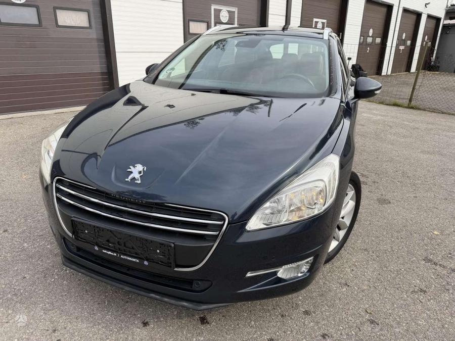 Blue Peugeot 508 2011 in Utena, with an engine capacity of 1.60 L and mileage of 177 thousand km for 3350 €, photo 4 on AUTOMOTO.COM.LV