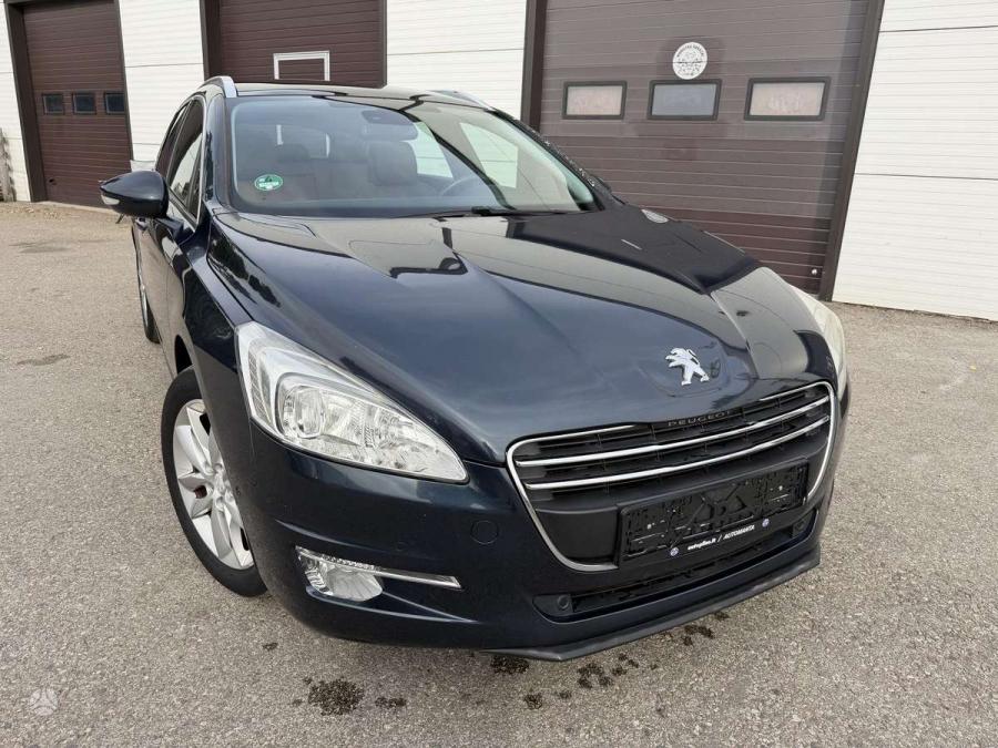 Blue Peugeot 508 2011 in Utena, with an engine capacity of 1.60 L and mileage of 177 thousand km for 3350 €, photo 5 on AUTOMOTO.COM.LV