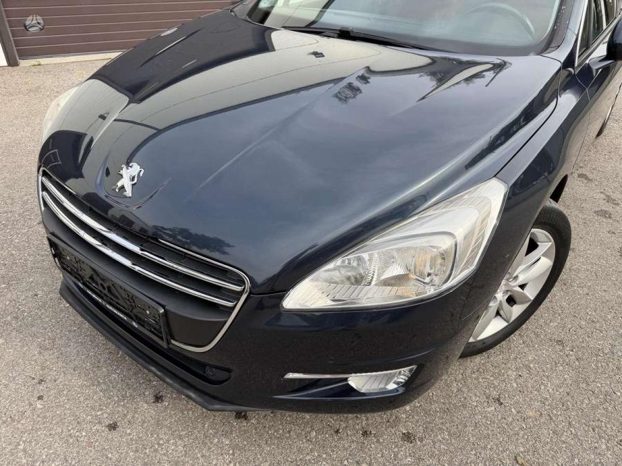 Blue Peugeot 508 2011 in Utena, with an engine capacity of 1.60 L and mileage of 177 thousand km for 3350 €, photo 6 on AUTOMOTO.COM.LV