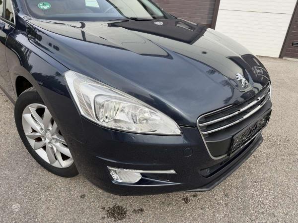 Blue Peugeot 508 2011 in Utena, with an engine capacity of 1.60 L and mileage of 177 thousand km for 3350 €, photo 7 on AUTOMOTO.COM.LV