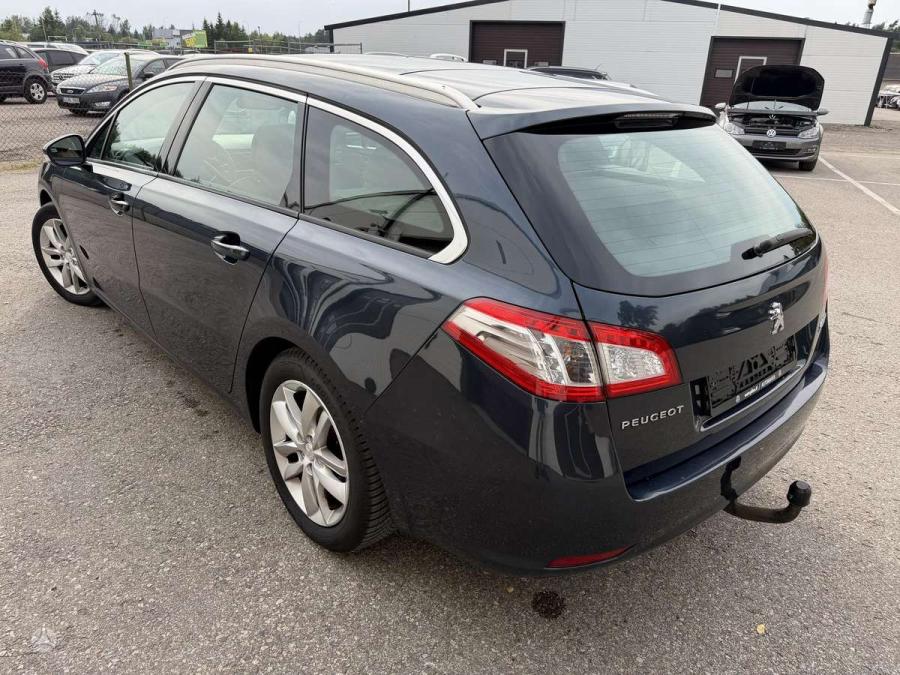 Blue Peugeot 508 2011 in Utena, with an engine capacity of 1.60 L and mileage of 177 thousand km for 3350 €, photo 10 on AUTOMOTO.COM.LV