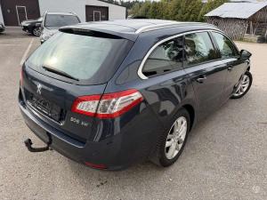 Blue Peugeot 508 2011 in Utena, with an engine capacity of 1.60 L and mileage of 177 thousand km for 3350 €, photo 11 on AUTOMOTO.COM.LV