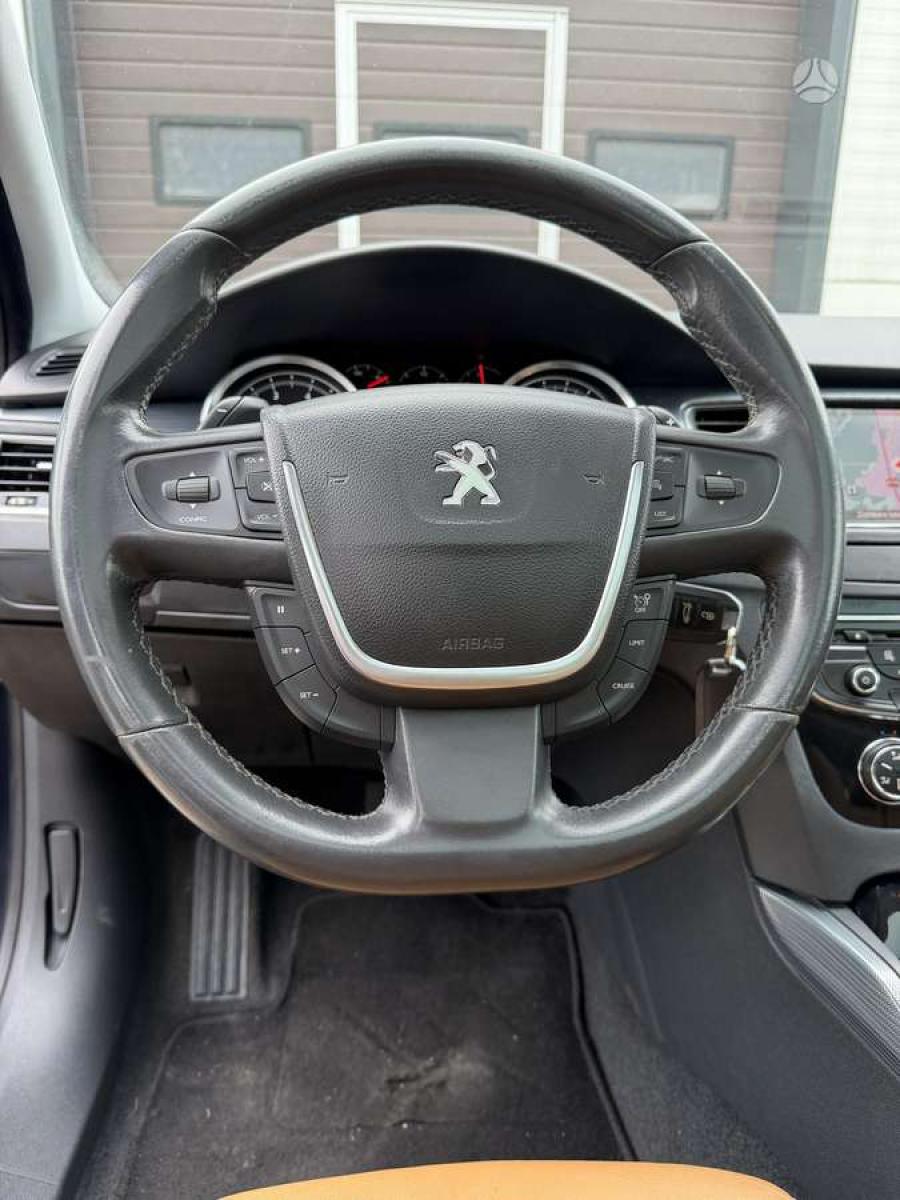 Blue Peugeot 508 2011 in Utena, with an engine capacity of 1.60 L and mileage of 177 thousand km for 3350 €, photo 34 on AUTOMOTO.COM.LV