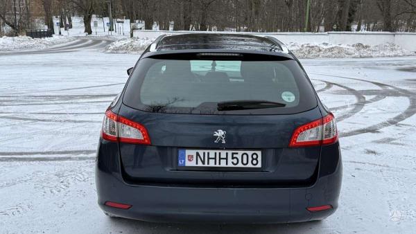 Blue Peugeot 508 2013 in Vilnius, with an engine capacity of 1.56 L and mileage of 287 thousand km for 2499 €, photo 4 on AUTOMOTO.COM.LV