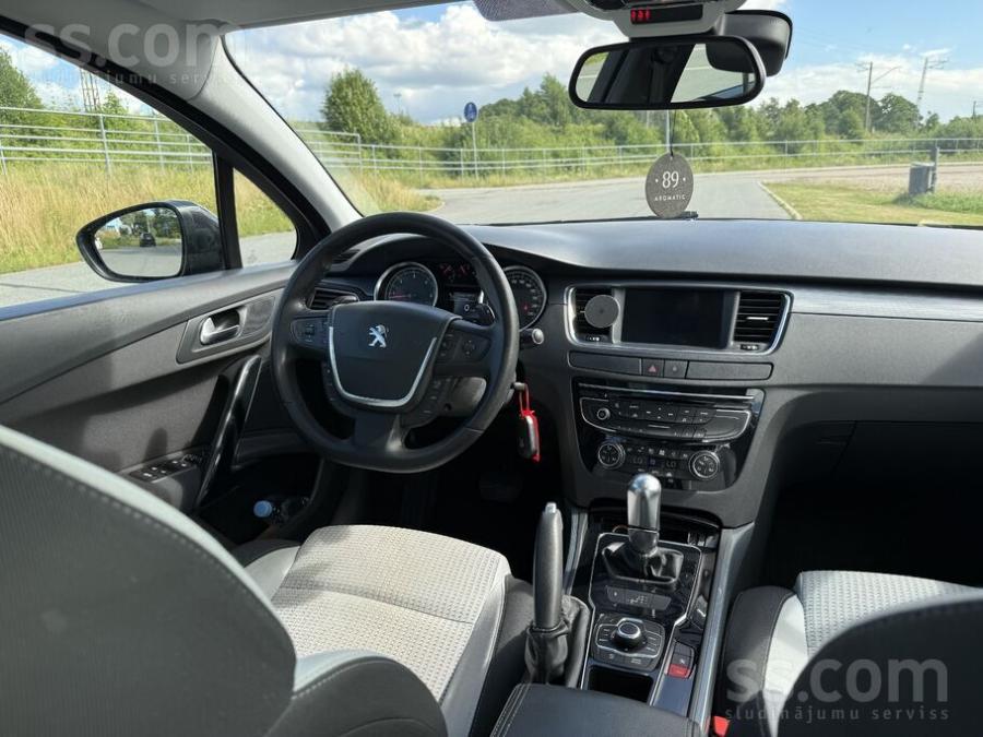 Blue Peugeot 508 2014 in Riga, with an engine capacity of 1.60 L and mileage of 279 thousand km for 3600 €, photo 18 on AUTOMOTO.COM.LV