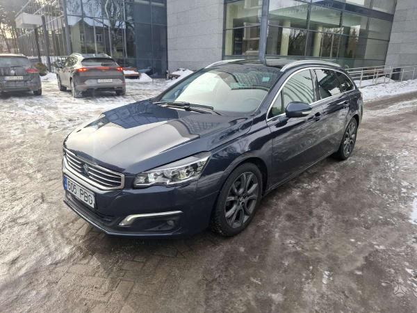Blue Peugeot 508 2015 in Vilnius, with an engine capacity of 1.56 L and mileage of 268 thousand km for 5100 €, photo 1 on AUTOMOTO.COM.LV