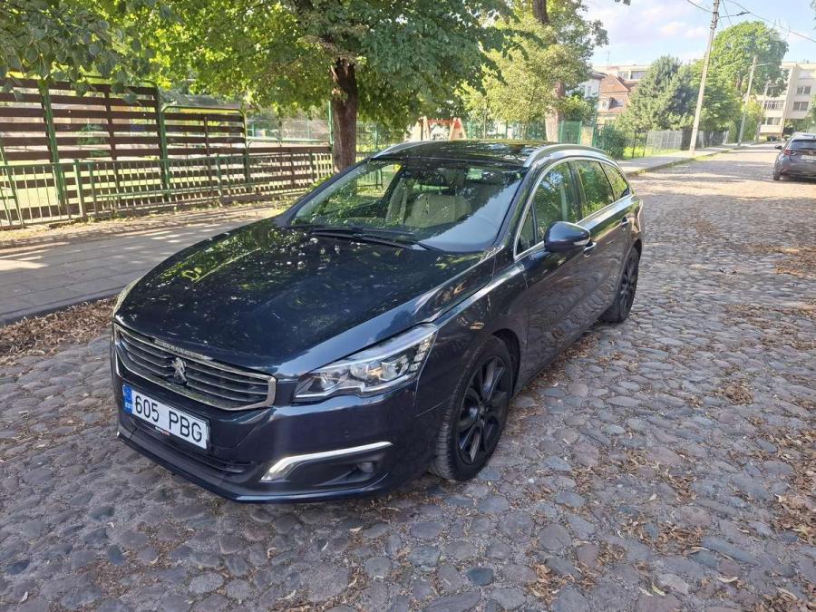 Zils Peugeot 508 2015 Viļņa, ar dzinēja tilpumu 1.56 L un nobraukumu 268 tūkst. km par 4400 €, foto 1 vietnē AUTOMOTO.COM.LV