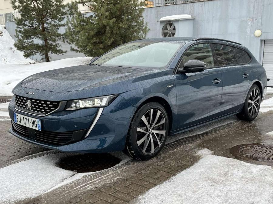 Blue Peugeot 508 2019 in Vilnius, with an engine capacity of 1.60 L and mileage of 205 thousand km for 11495 €, photo 3 on AUTOMOTO.COM.LV