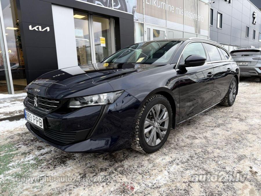 Blue Peugeot 508 2020 in Tallinn, with an engine capacity of 2.00 L and mileage of 74 thousand km for 17900 €, photo 1 on AUTOMOTO.COM.LV