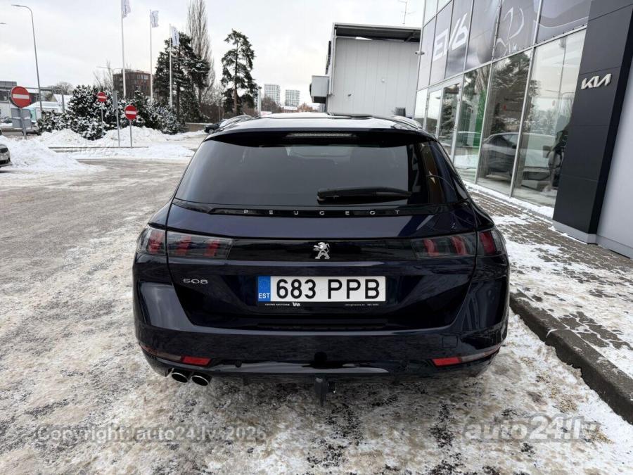 Blue Peugeot 508 2020 in Tallinn, with an engine capacity of 2.00 L and mileage of 74 thousand km for 17900 €, photo 3 on AUTOMOTO.COM.LV