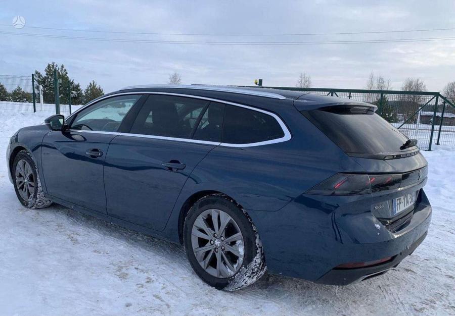 Blue Peugeot 508 2020 in Vilnius, with an engine capacity of 1.50 L and mileage of 176 thousand km for 11700 €, photo 25 on AUTOMOTO.COM.LV